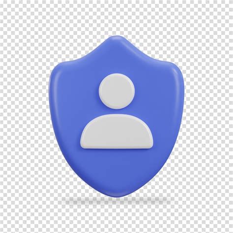 Premium Psd 3d User Security Icon