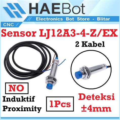 Jual [haebot] Inductive Proximity Sensor Induktif No 2 Kabel 4mm Lj12a3