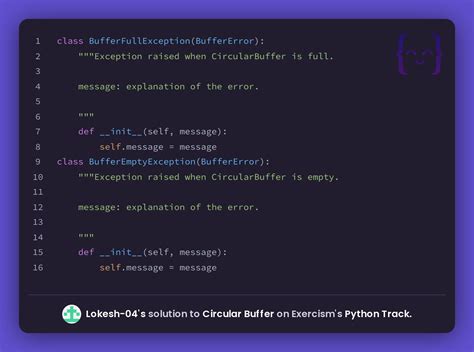 Lokesh 04s Solution For Circular Buffer In Python On Exercism