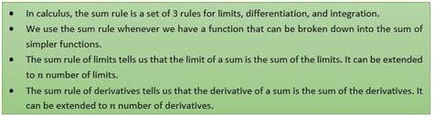 Sum Rule Everything You Need To Know