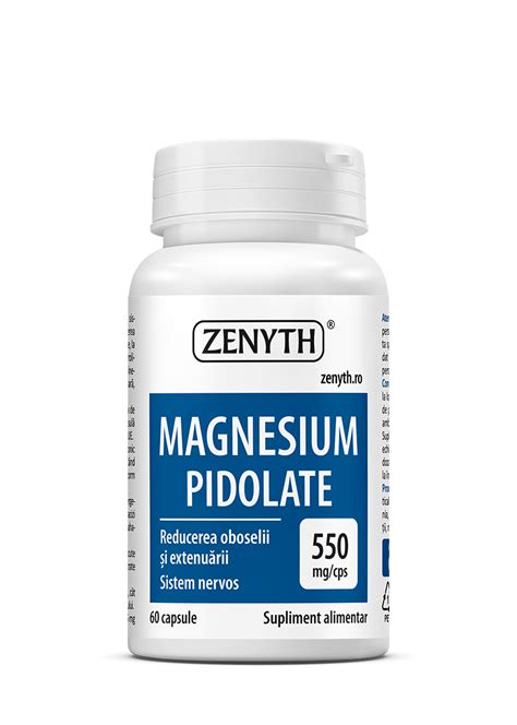 Magnesium Pidolate 60 Capsule Zenyth Dr Max Farmacie