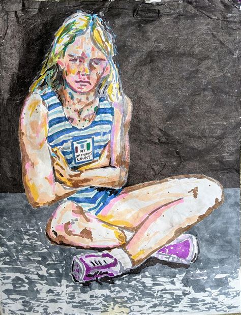 Scowl Drawing By Moss Brannon Fine Art America