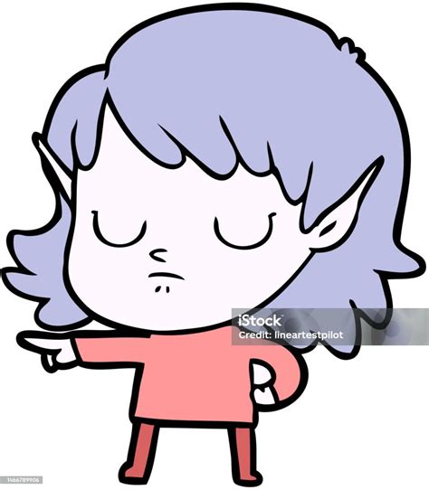 Gadis Elf Kartun Ilustrasi Stok Unduh Gambar Sekarang Dewasa Umur