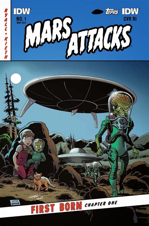 Idw Publishing Releasing Mars Attacks First Born 1 Comic This May