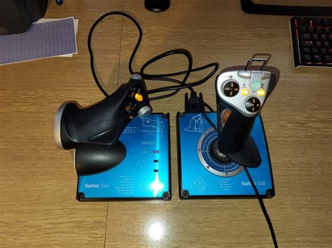 Saitek X45 Flight Control System Joystick And Throttle Usb