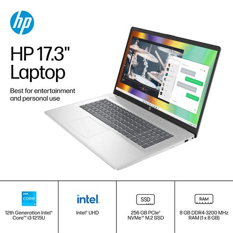 HP – 17.3″ Full HD Laptop – Intel Core i3 – 8GB Memory – 256GB SSD ...