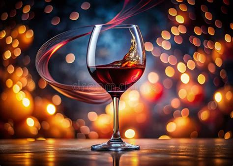 Captivating Abstract Still Life A Long Exposure Of A Red Wine Glass