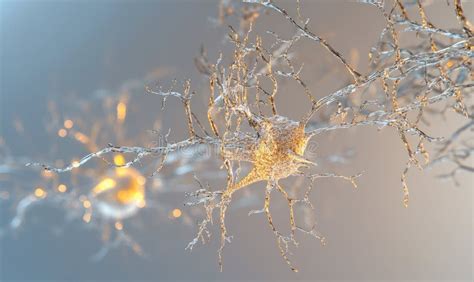 A Brain With A Small White Blob On It Stock Illustration Illustration