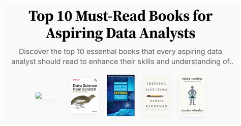 Top 10 Must Read Books For Aspiring Data Analysts Summary And Audio