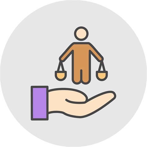 Dicision Line Filled Light Icon 44141129 Vector Art At Vecteezy