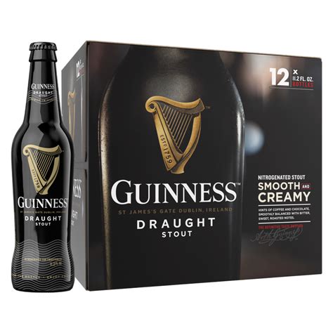 Guinness Draught Stout 12pk 112oz Btl 42 Abv Delivered In As Fast
