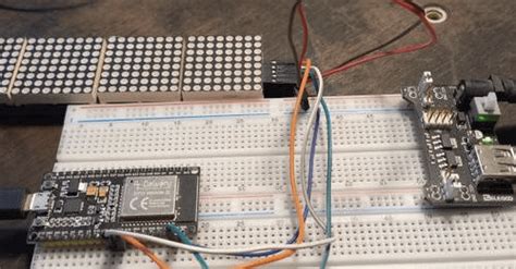 Spi Port Communication With The Max7219 Display Module Resp32forth