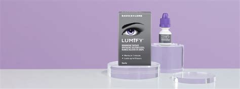 how lumify® redness reliever eye drops work differently