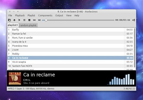 Install Audacious Music Player With GTK And Winamp Like Interface In Ubuntu WebUpd PPA