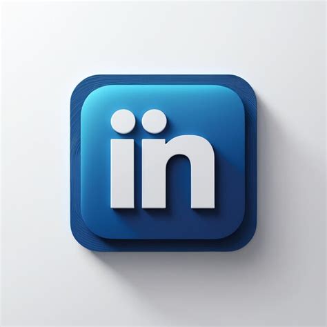Professional Linkedin Logo For Social Media Branding Premium Ai