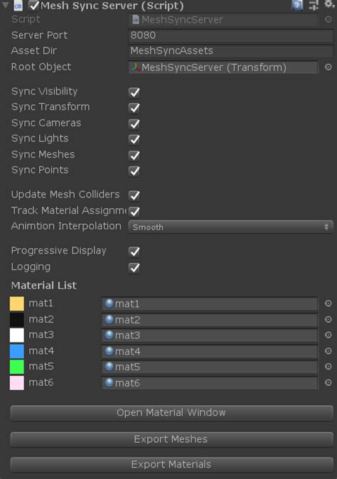 Meshsync Live Link Plugin For Unity Supported Tools Maya Maya Lt 3ds Max Motion Builder