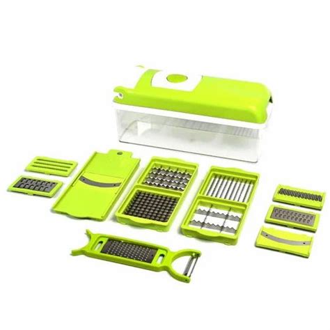 plastic green 13 in 1 nicer dicer at rs 195 piece in surat id