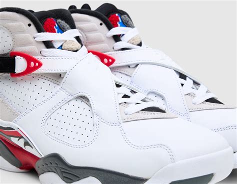 Jordan 8 Retro White Red Black Size Canada