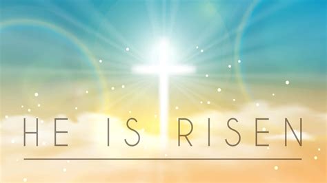 Download Easter Sunrise He Is Risen Wallpaper
