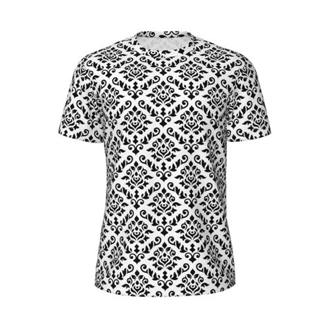 Baroque Print Sports T Shirt Summer Purple Floral Street Style T Shirts