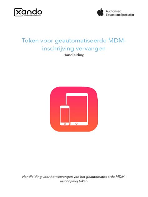 Xando Beheer Servertoken Vervangen 1 Pdf