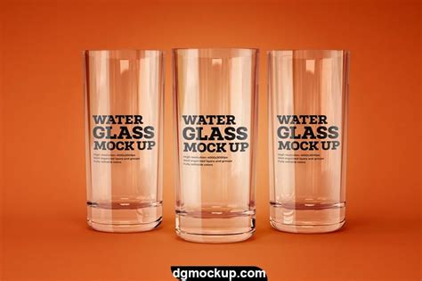 Free Psd Editable Drinking Glass Mockup Dg Mockup