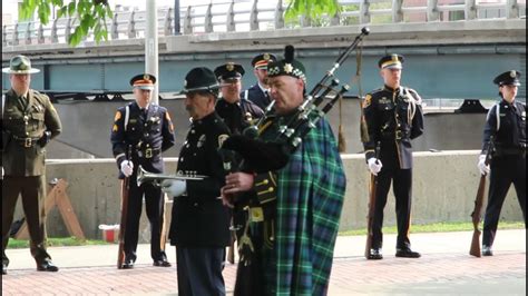 Video Bagpiper At Police Memorial May 17 2023 Youtube