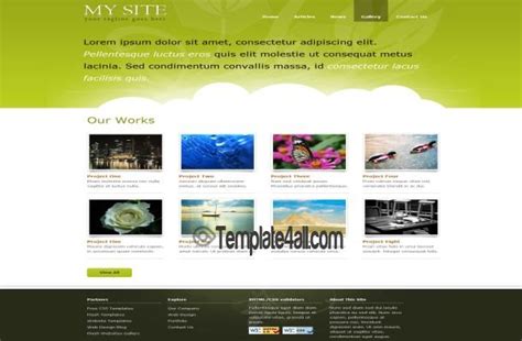 Green Clouds Css Website Template Green Clouds Css Website Template