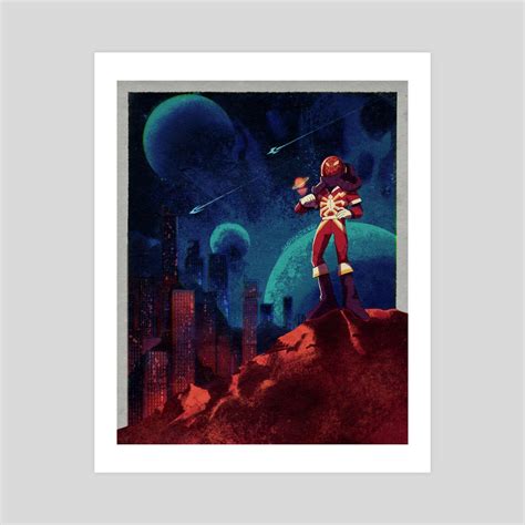 Spidernaut An Art Print By Sunfishstick Inprnt