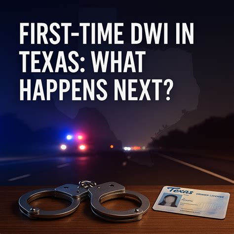 First Time Dwi In Texas What Really Happens After The Arrest Texas