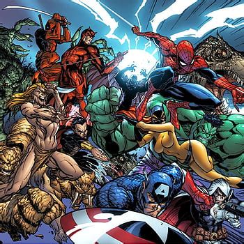 Avengers Comic Strip Wallpaper