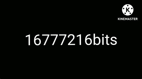 268435456bits 536870912 Bits 1073841824 Bits Youtube