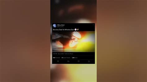 Borutos Dad Vs Minatos Son 🗣️⚡️🍥naruto Anime Youtube