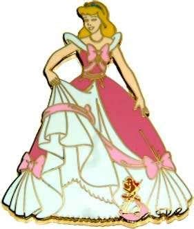 Disney Cinderella Transformation Pink Dress Perla Pin 77902442