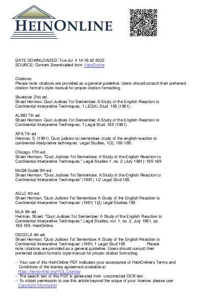 Pdf Citations Please Note Citations Are Provided As A General