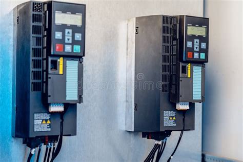 Close Up Of Control Panel In Industrial Production Factory Stock Image Image Of Console