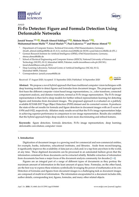 Pdf Fi Fo Detector Figure And Formula Detection Using Deformable