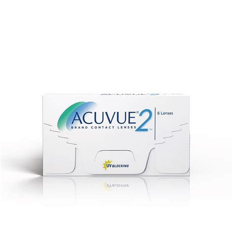 Acuvue 2 Two Week Reusable Contact Lenses 425 Clear Pack Of 6