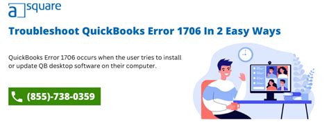 Troubleshoot Quickbooks Error 1706 In 2 Easy Ways