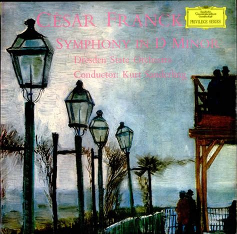 César Franck Symphony In D Minor Australian Vinyl Lp —
