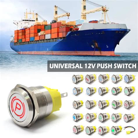 your good helper 22mm metal push button switch dashboard custom symbol
