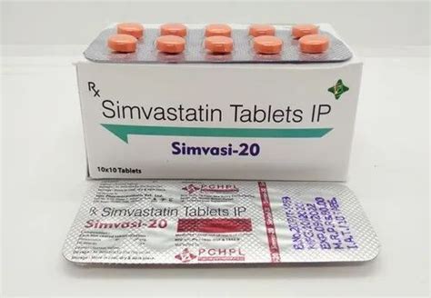 Simvastatin 20mg Ip Tablet Simvasi 20 Pharma Franchise