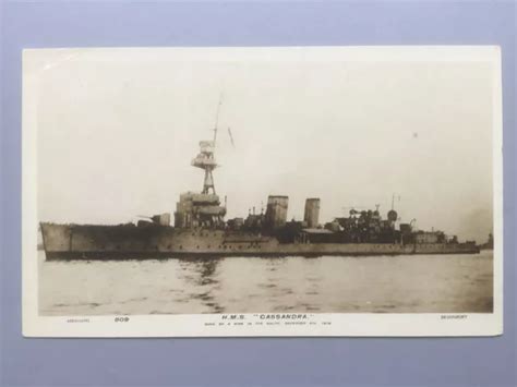 Hms Cassandra 1916 Ww1 Light Cruiser Mined Sunk In 1918 Abrahams Rp