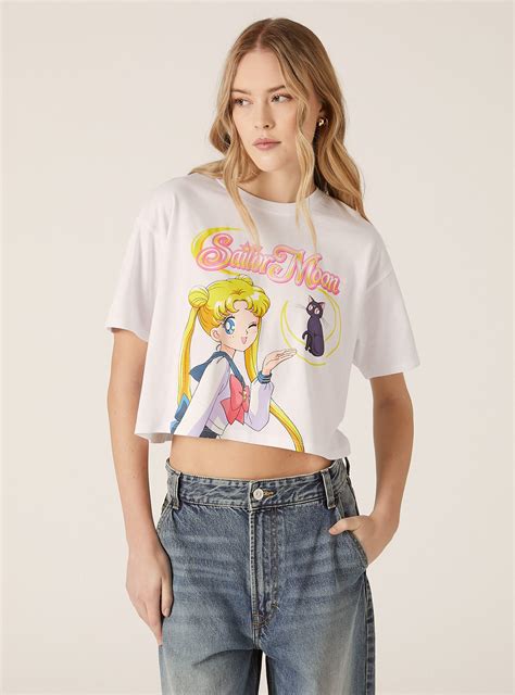 Alcott Sailor Moon Cropped T Shirt