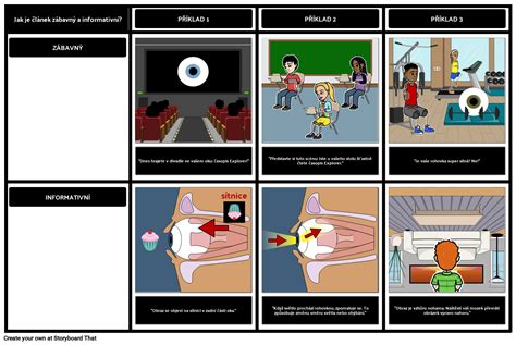 Vidět Z Očí Do Očí Textová Evidence Storyboard