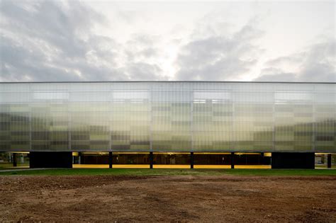 Bcq Completes Sports Hall With Translucent Polycarbonate Skin