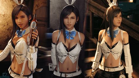 Tifa Bunny Bustier Outfit Evercrisis Mod Rffviiremake