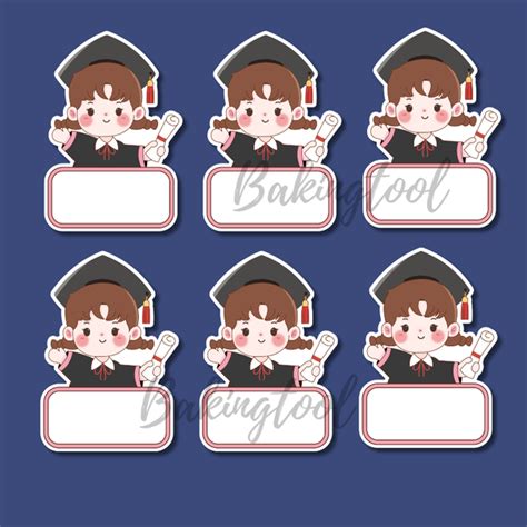 Set Que Giấy Tn Tag 50 Bé GÁi Cầm Cuộn Giấy