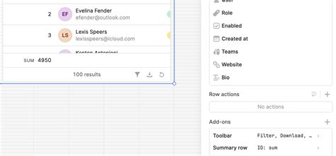 Access Table Summary Row Values 💬 Feature Requests Retool Forum