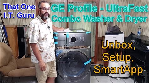 Ge Profile Washer Dryer Combo Complete Unboxing And Installation With